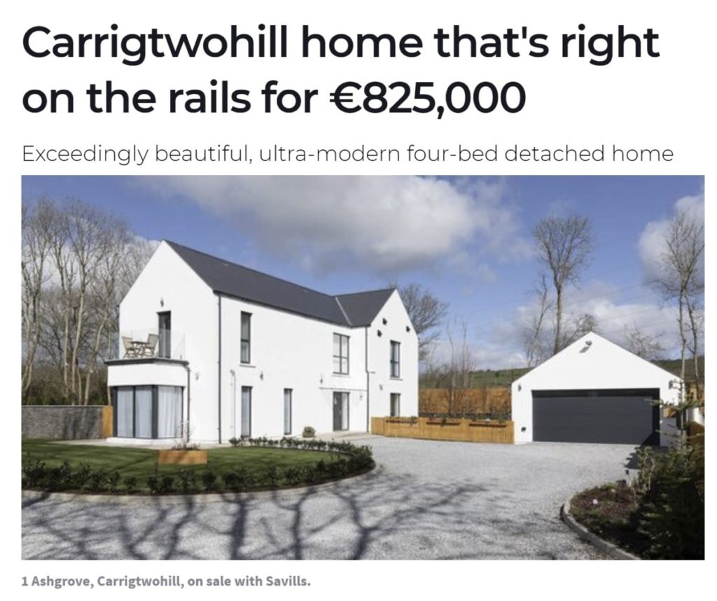 Carrigtwohill home that's right on the rails for €825,000 - Edge ...